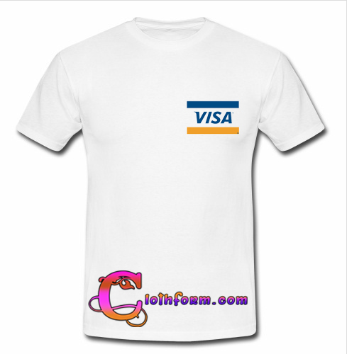 visa logo t shirt